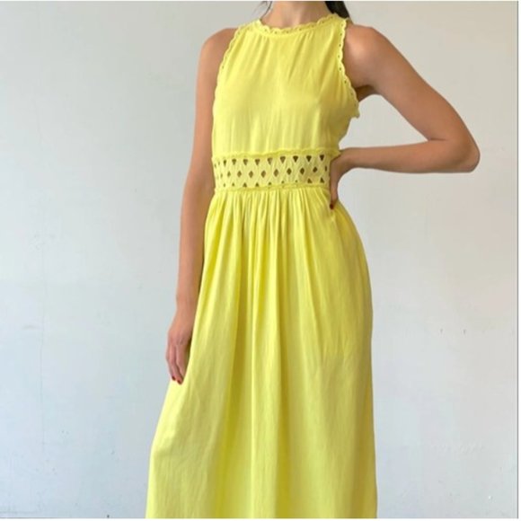 SOLID & STRIPED | Dresses | Nwt Solid Striped Alma Dress In Lemonade ...